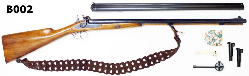 081B-B002-Pedersoli Kodiak Double Rifle With .50Cal Barrels & 12ga ...