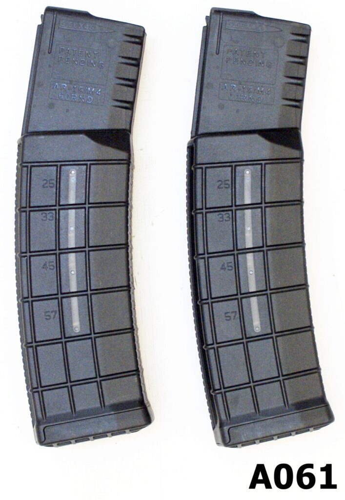 083A-A061-.223rem AR15/M4 AC Unity AR 60rnd Polymer Magazines x 2 ...