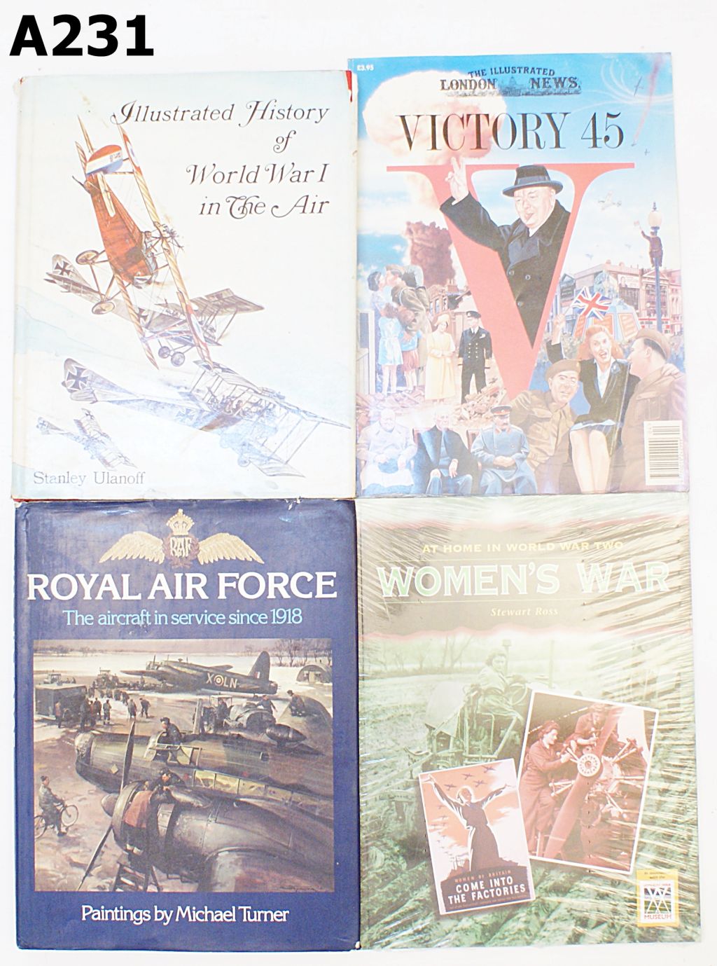 084A-A231-War books x 4 – Classic Arms