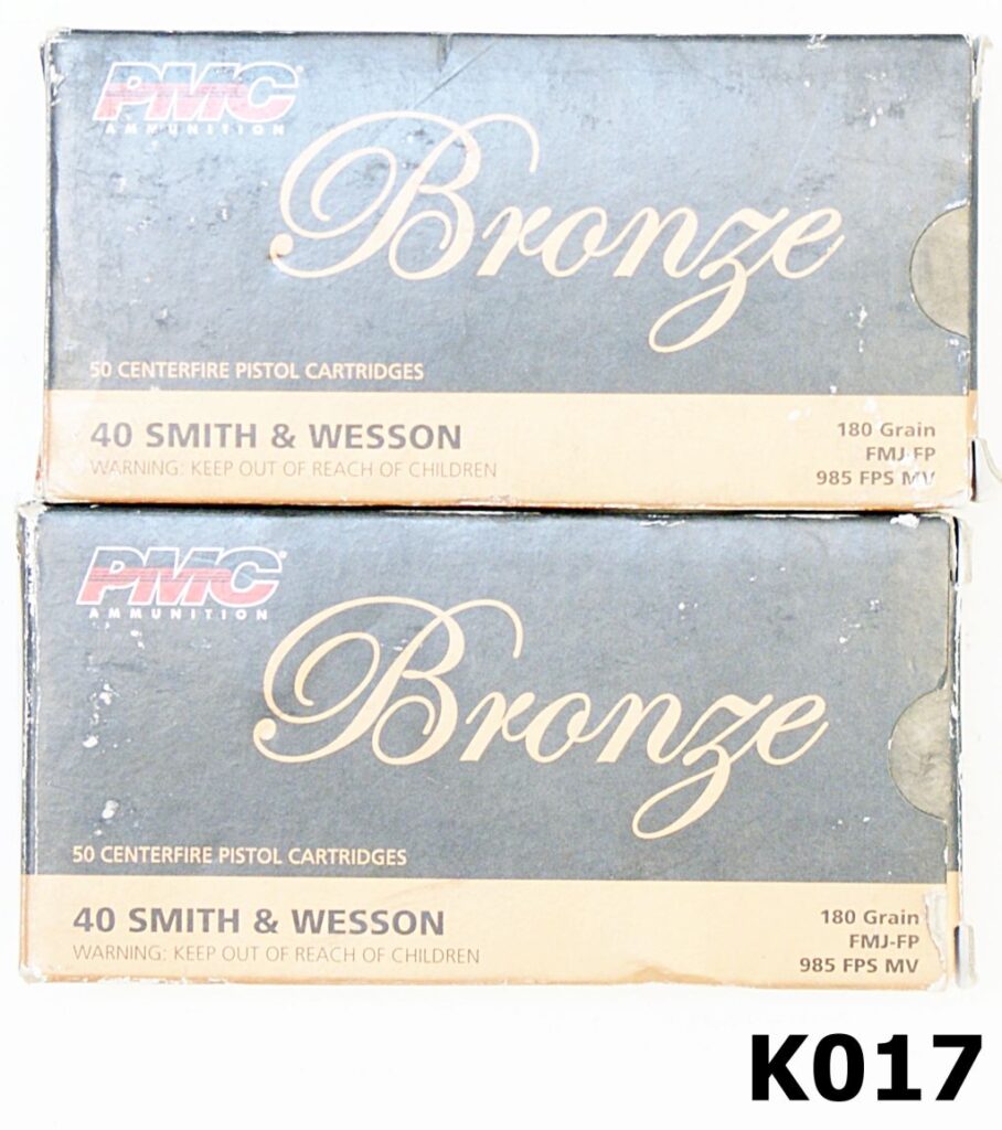 084A-K017-.40 S&W PMC 180gr Ammo (100) – Classic Arms