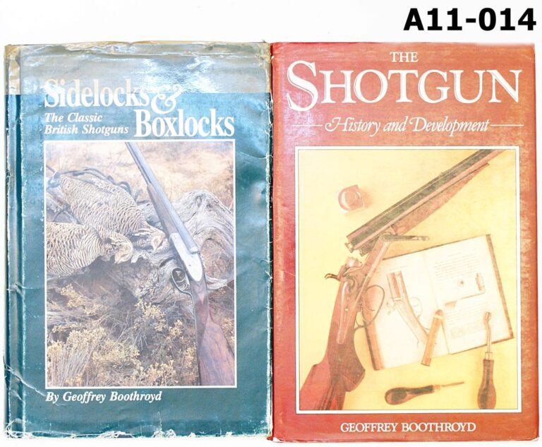 084B-A11-014-Geoffrey Boothroyd Shotgun Books x 2 – Classic Arms