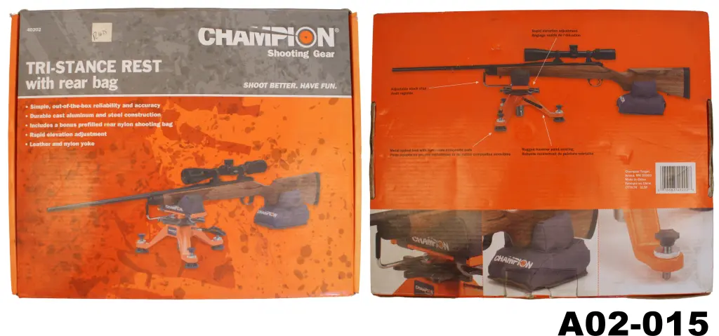 089-A02-015 Tri Stance Rest – Champion Shooting Gear – Classic Arms